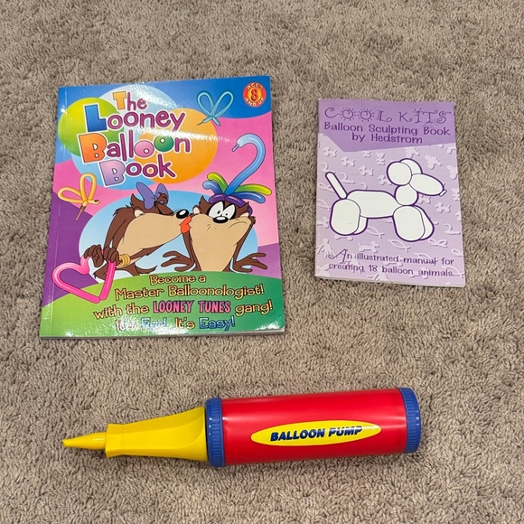 Toys | Balloon Sculpting Book Set With Pump | Poshmark